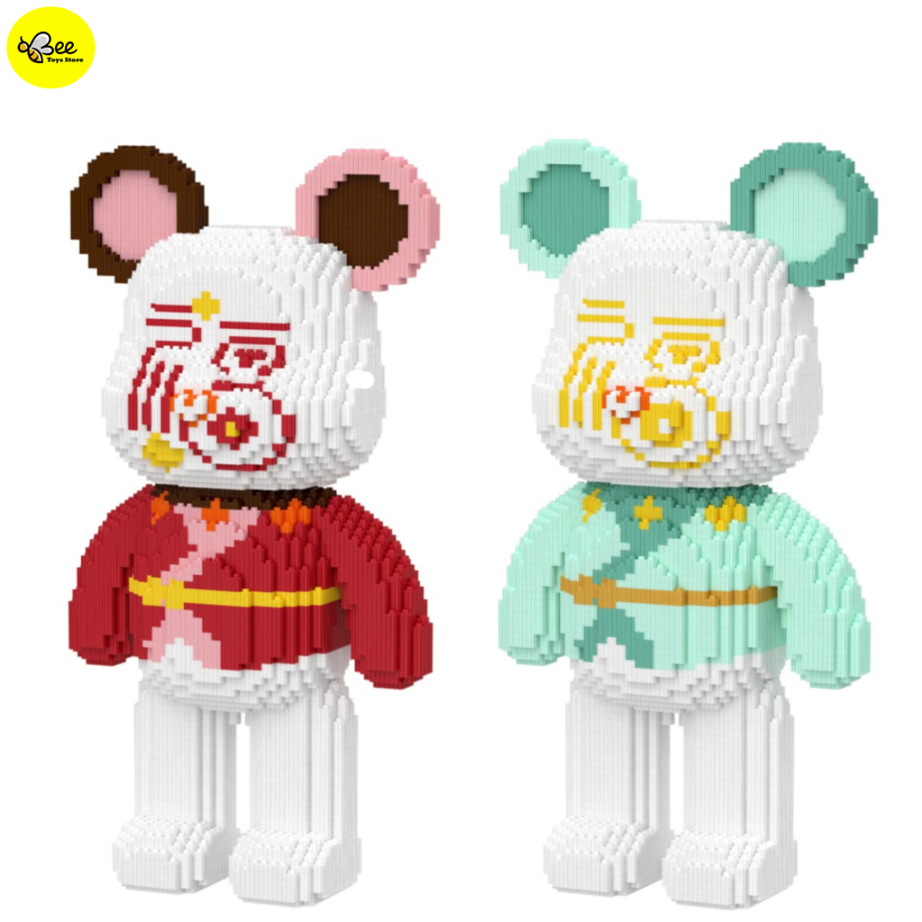 Jual BTS Nano Blocks BIG Violent BEAR X Japan, Building Blocks, Blok ...