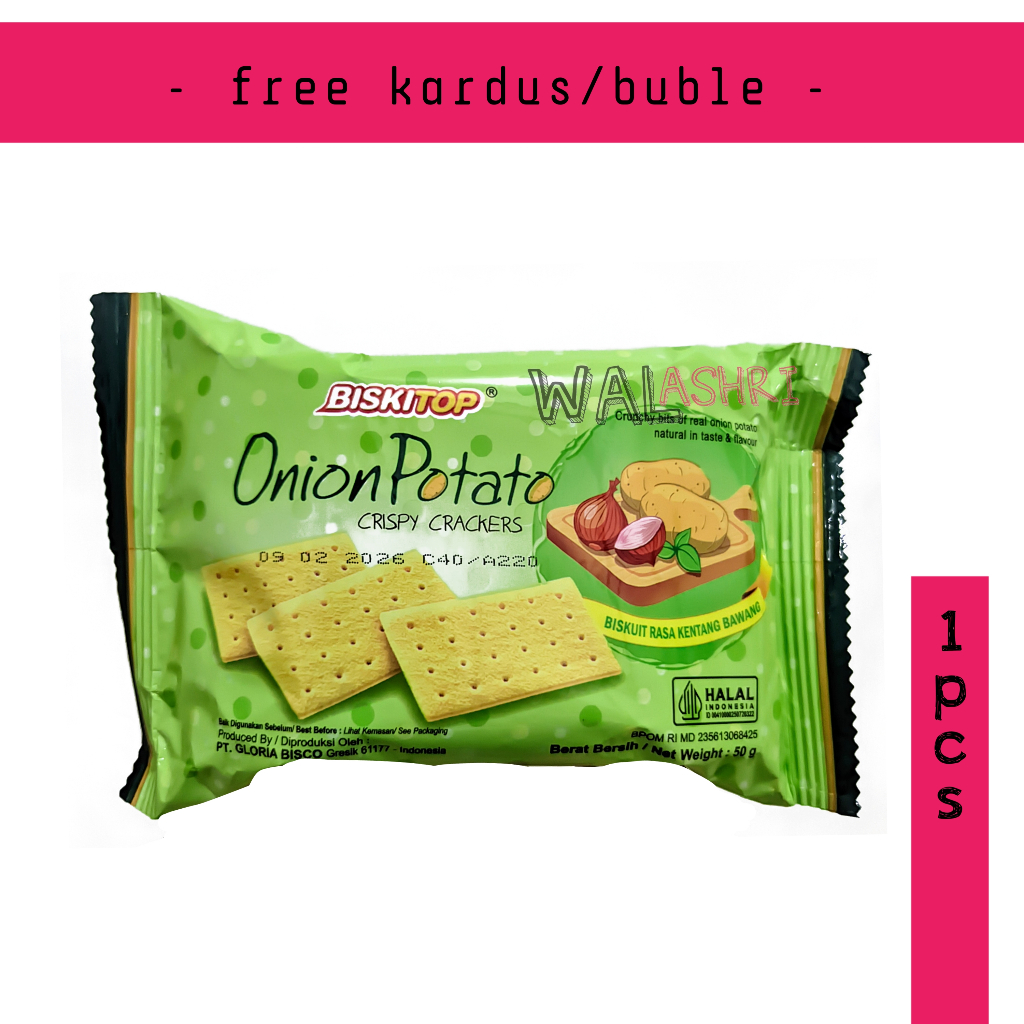Jual Biskitop onion potato 50g | Shopee Indonesia