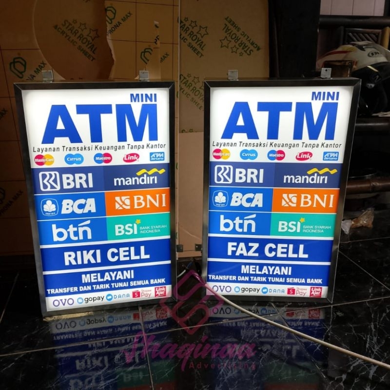 Jual NEON BOX CUSTOM MINI ATAM 1 HARI JADI| BAHAN AKRILIK UK 70X50 ...