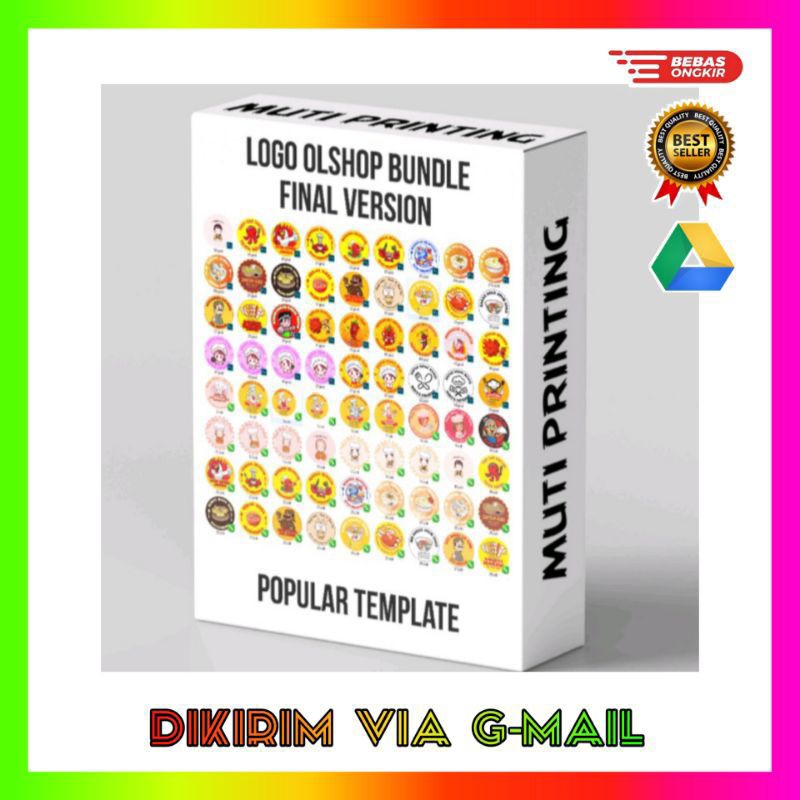 Jual Logo Olshop Template Full Version - Photoshop & Coreldraw - Siap ...