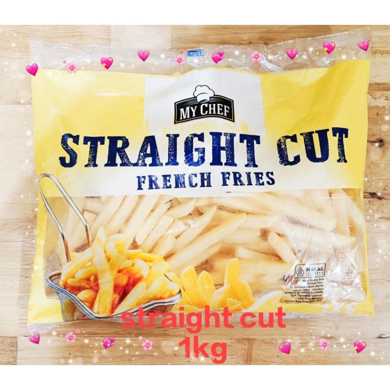 Jual My Chef Straight Cut French Fries 1 kg /Kentang straight cut | Shopee Indonesia