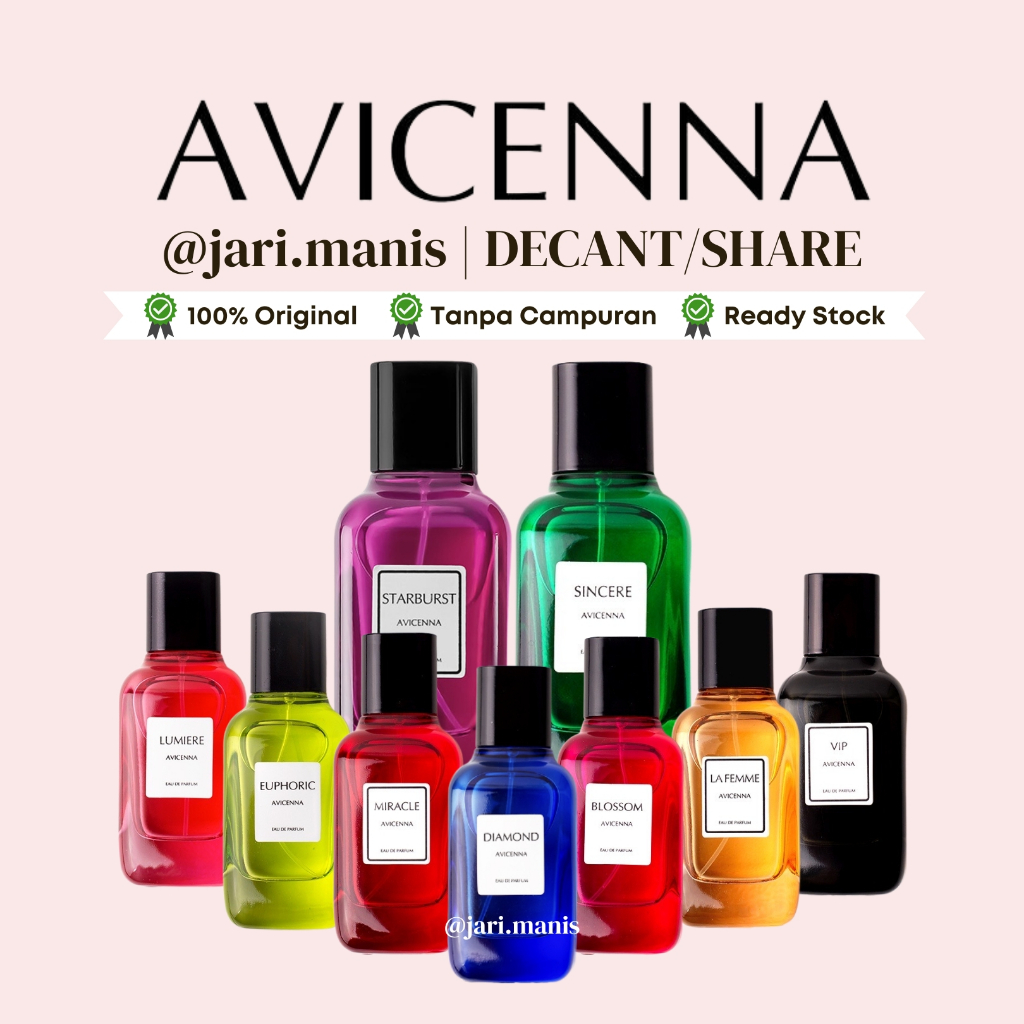 Jual decant share Avicenna Sincere starburst femme tester parfum ...