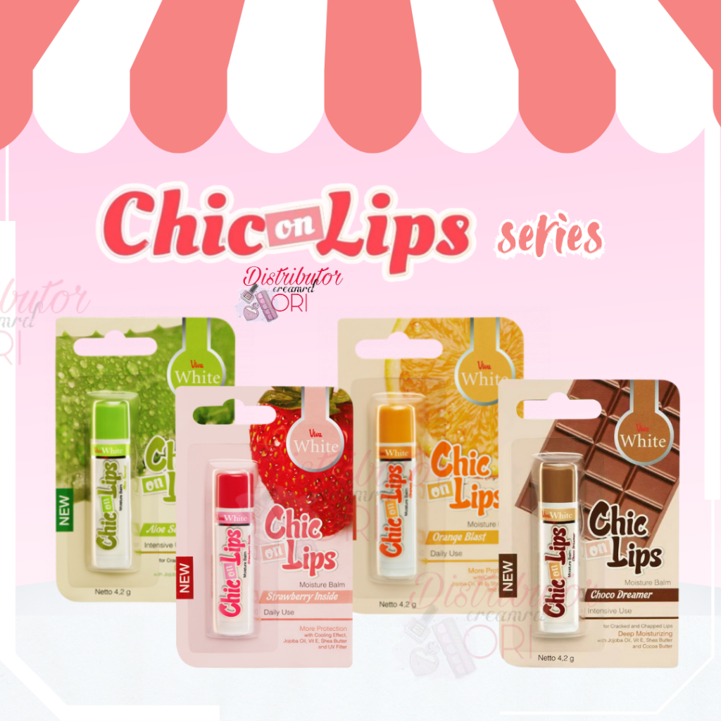 Jual NUZ_Viva Chic on Lips Lip Balm Strawberry | Shopee Indonesia