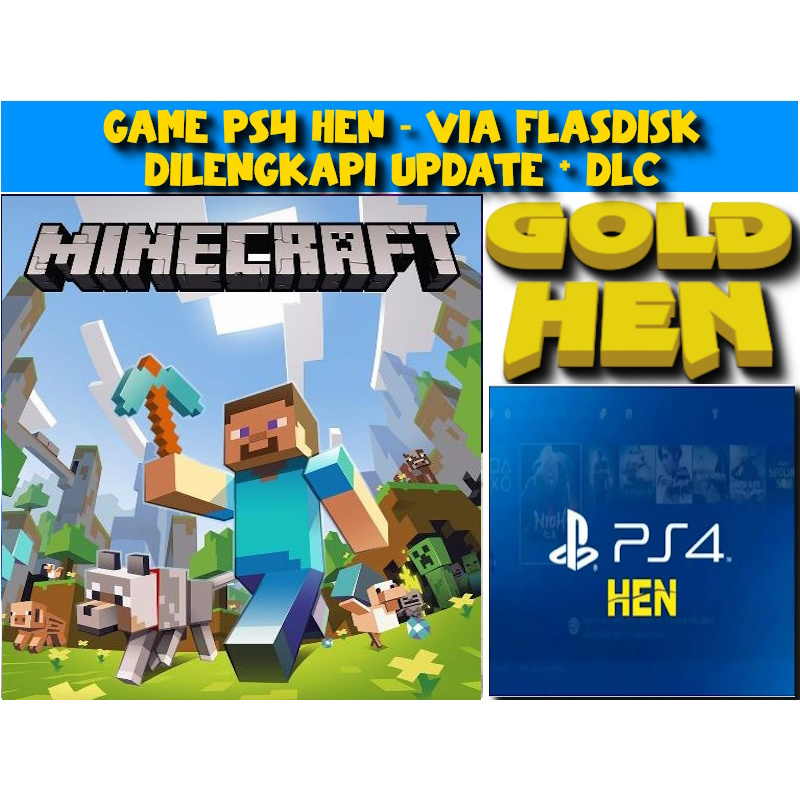 Jual Game ps4 hen Minecraft full dlc | Shopee Indonesia