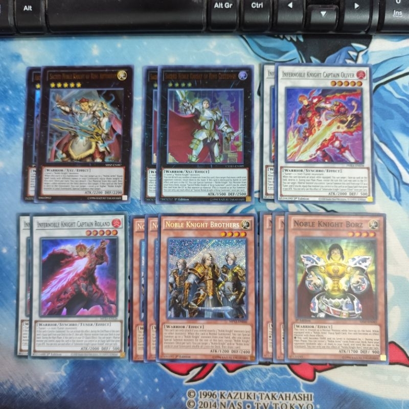 Jual Yugioh Full Core Deck Noble Knight Original | Shopee Indonesia