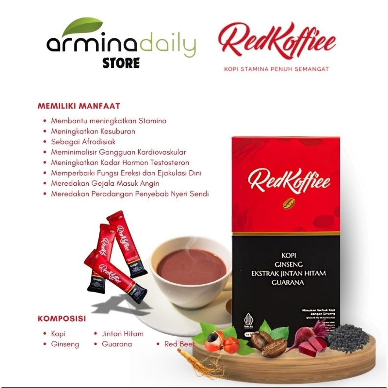Jual Red Koffiee Red Coffee Kopi Merah Kopi Stamina Kopi Kuat Sehat red ...