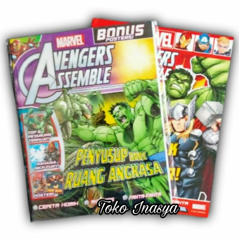 Jual MAJALAH MARVEL AVENGERS ASSEMBLE / MAGAZINE MARVEL / FULLCOLOR ...