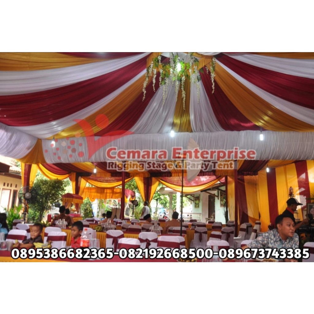 Jual TENDA PESTA/TENDA HAJAT UKURAN 8M X 12M SIAP PAKAI | Shopee Indonesia