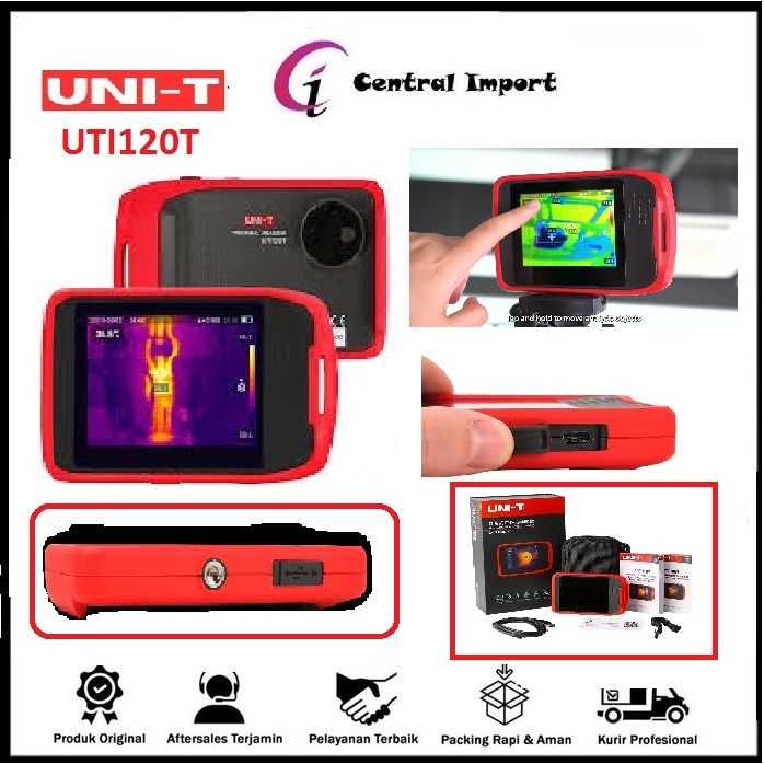 Jual UNI-T UTI120T Kamera Termal Berukuran Saku - UTI120T Camera Mini Portable | Shopee Indonesia