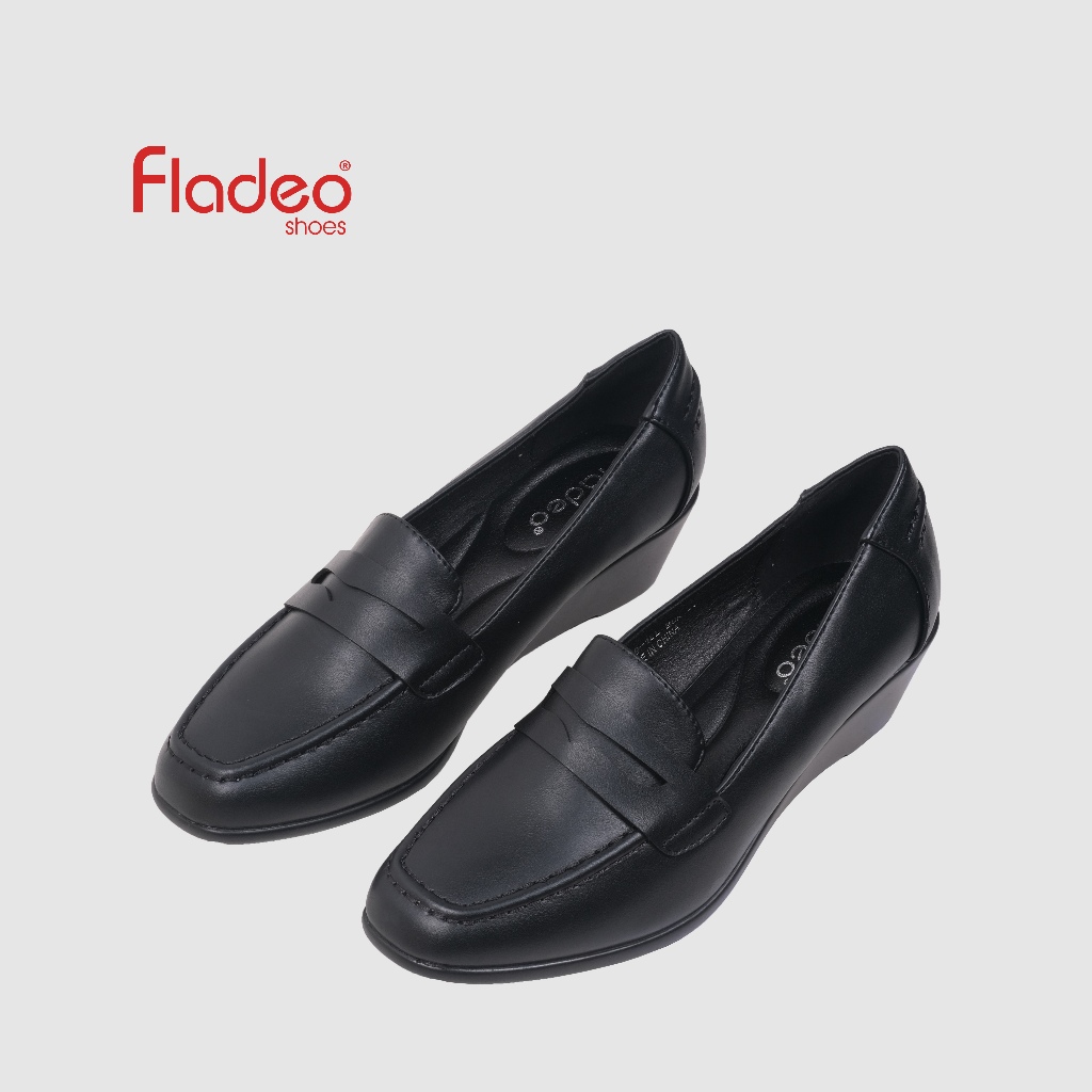 Jual Fladeo K24/LSF609-1EL /Sepatu Wedges Formal Pantofel Wanita ...