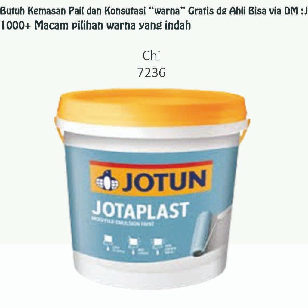 Jual Jotun Jotaplast 3.5L - Chi 7236 (Tinting) | Shopee Indonesia