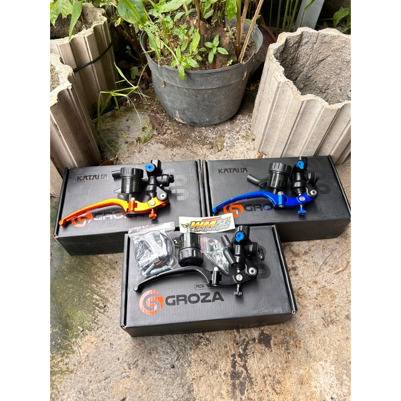 Jual KATANA MASTER REM S1 radial GROZA SERIES 14 mm set tabung dll ...