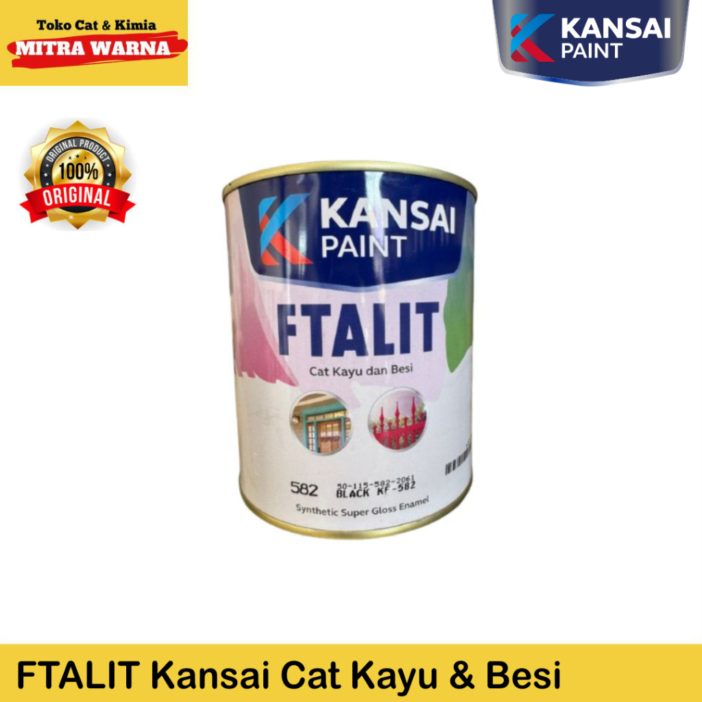 Jual FTALIT Kansai Cat Kayu Dan Besi / Kansai Paint FTALIT | Shopee ...