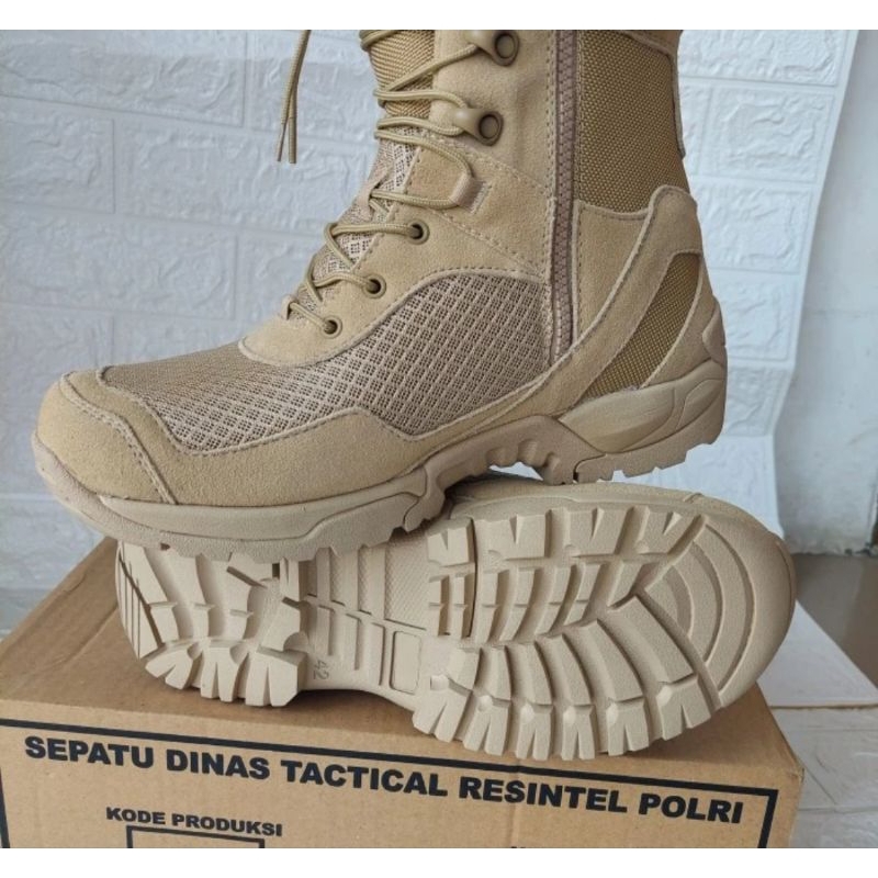 Jual sepatu resintel tactical original Polri | Shopee Indonesia