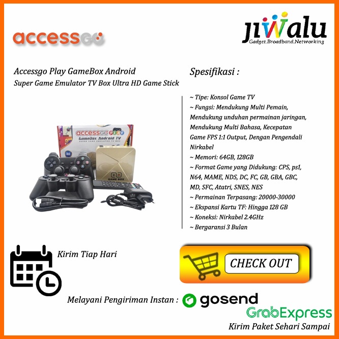 Jual Accessgo Gamebox Android TV Super Game Emulator TV BOX | Shopee ...