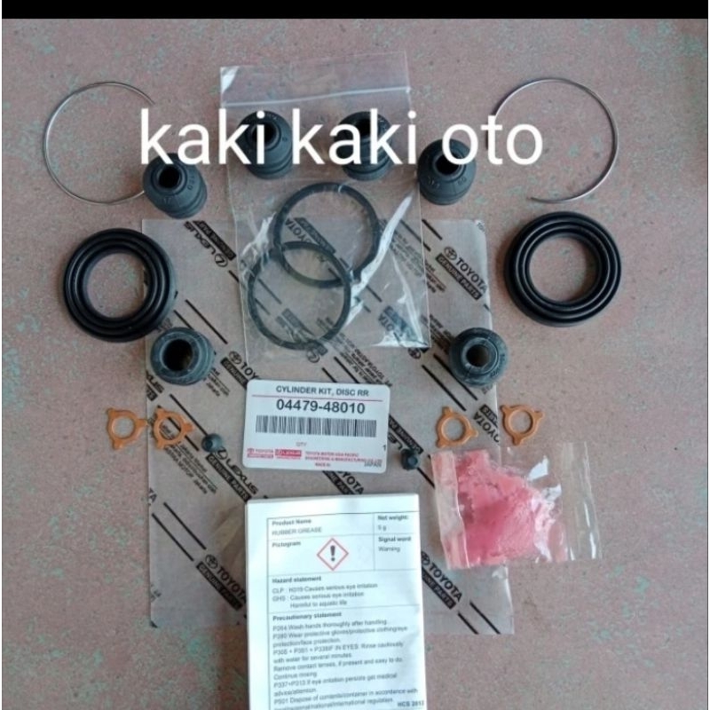 Jual Seal kit caliper kaliper kit sil kepala babi seal piston rem set kiri kanan belakang ...