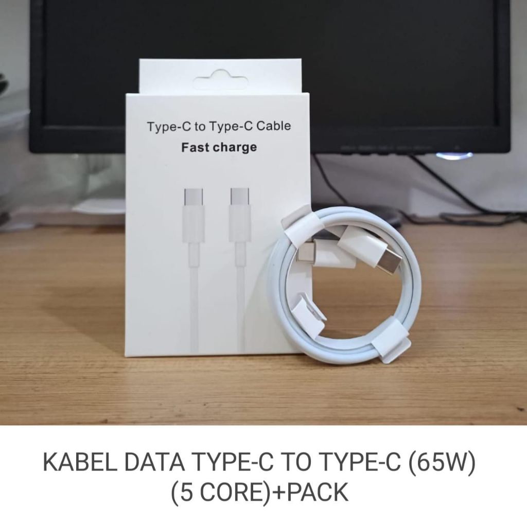 Jual KABEL DATA TYPE C TO TYPE C (5 CORE) | Shopee Indonesia