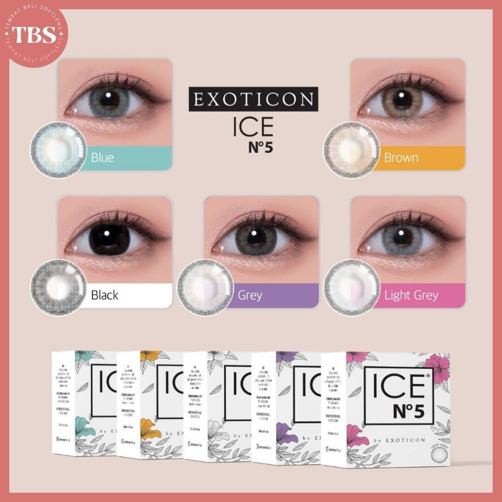 Jual SOFTLENS ICE NO5 14,5MM NORMAL & MINUS / SOFLEN / SOFTLEN ...