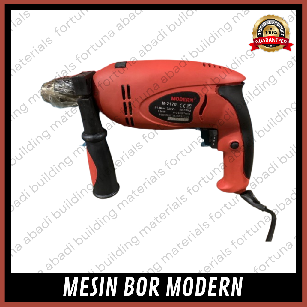 Jual Mesin Bor 13mm Merk Modern Tipe M-2170 Electric Drill | Shopee ...