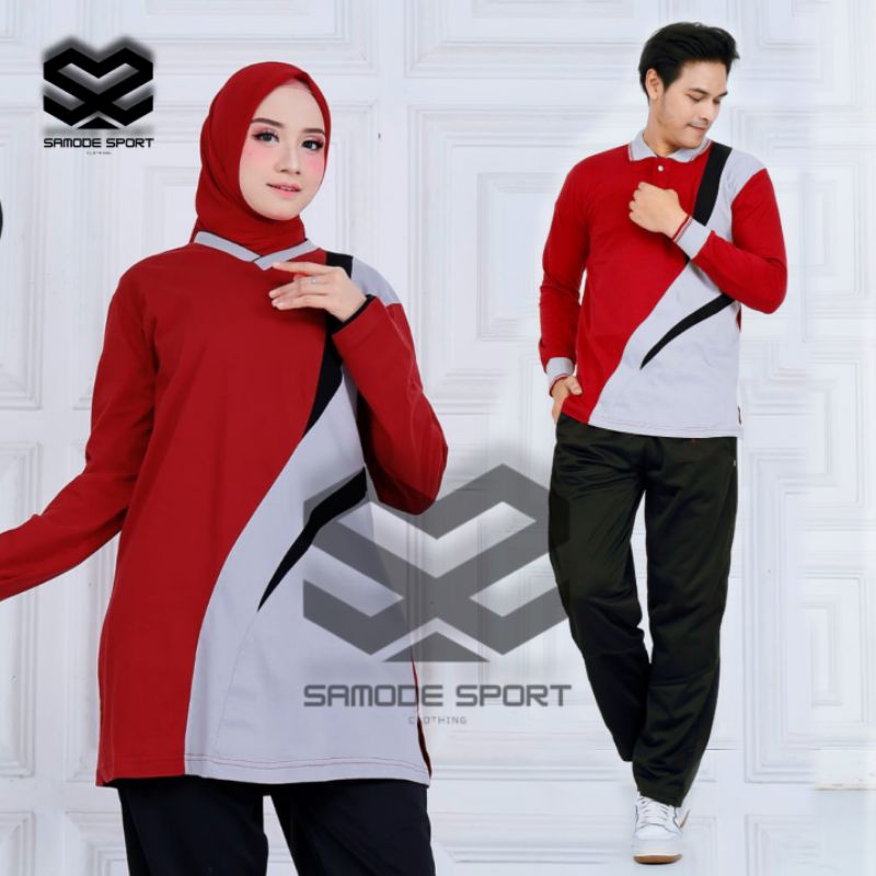Jual Setelan Olahraga COUPLE Terbaru/Setelan Olahraga Tunik Dan Kerah ...