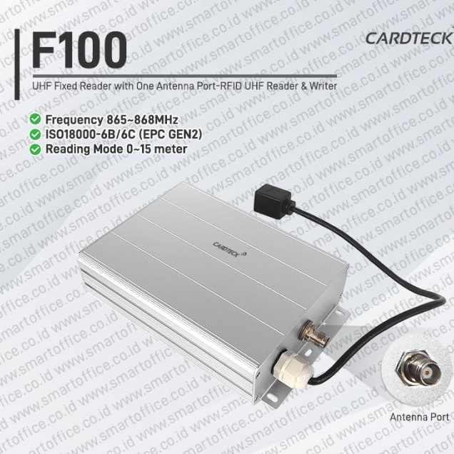 Jual Uhf Fixed Reader 1 Port Antenna Long Range Rfid Reader Writer Uhf ...