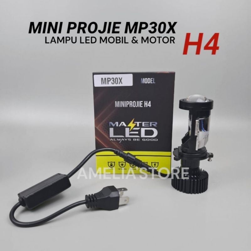 Jual MP 30X SOKET H4 LAMPU LED MOBIL MOTOR MINI PROJIE PROJEKTOR BILED MASTER LED | Shopee Indonesia