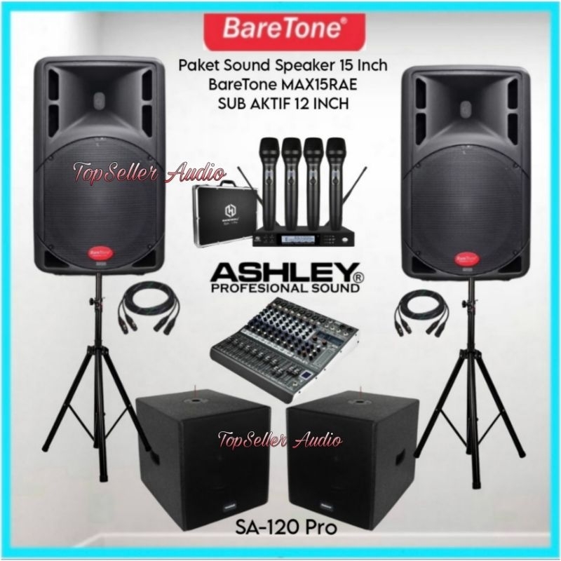 Jual Paket sound system Ruangan Outdoor / Indoor Aula Speaker 15 Inch ...