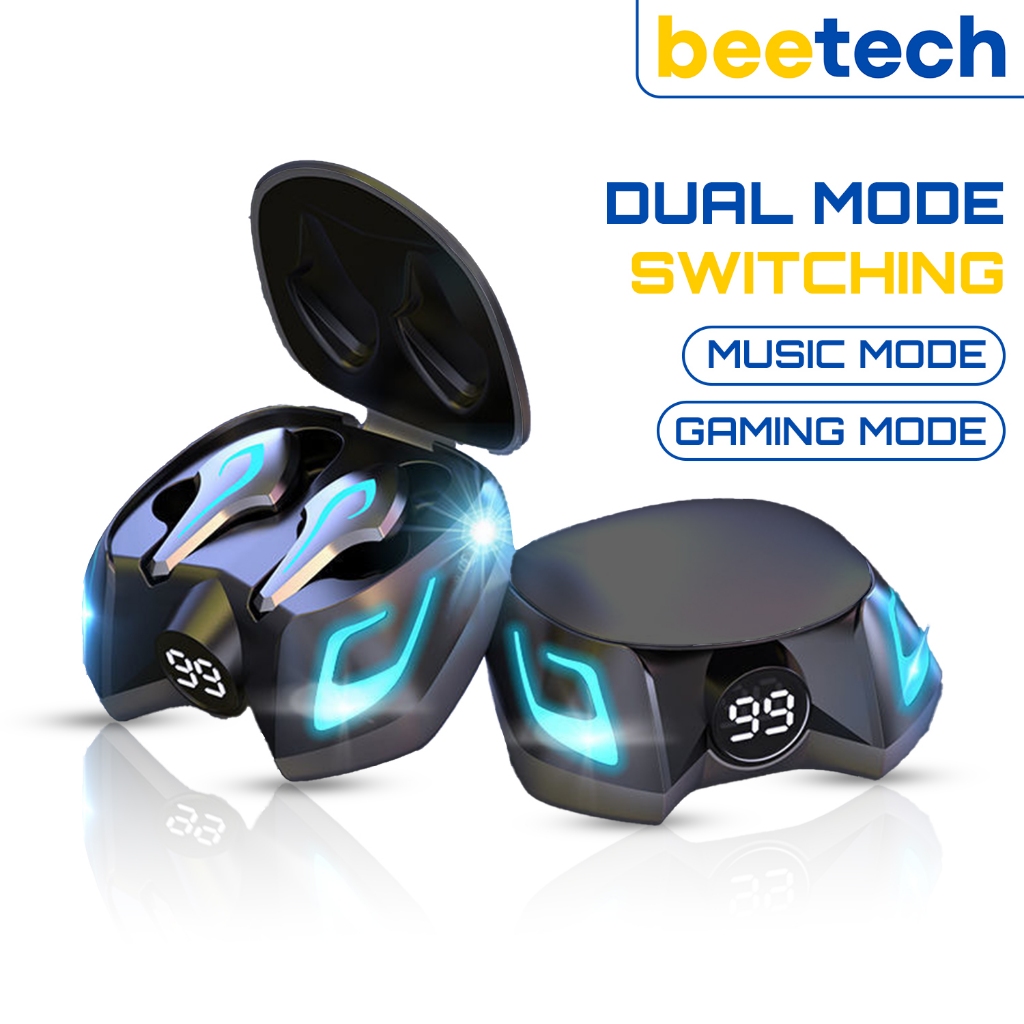 Jual Beetech True Wireless Bluetooth Earphone TWS Gaming Earphone New ...