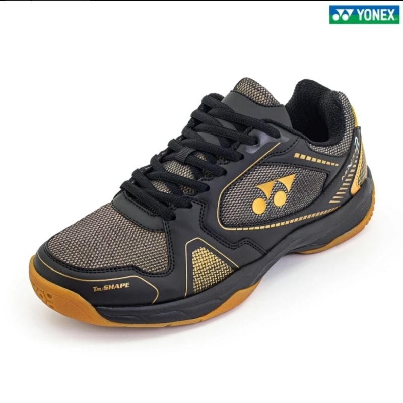 Jual New Sepatu Badminton Yonex MACH 2 Original Black /Gold | Shopee ...