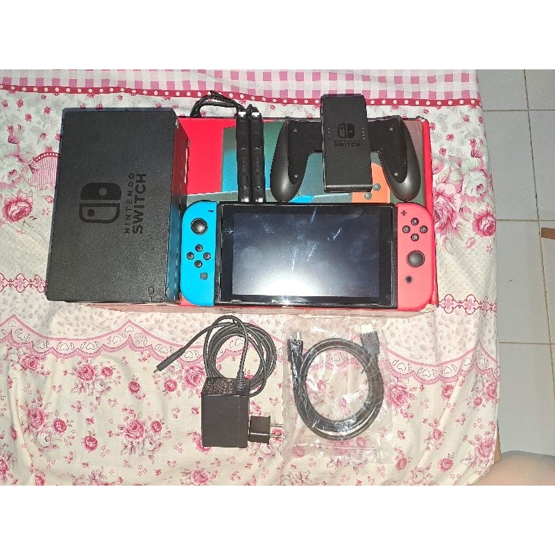 Jual nintendo switch v1 cfw hardmod fullset 128gb | Shopee Indonesia