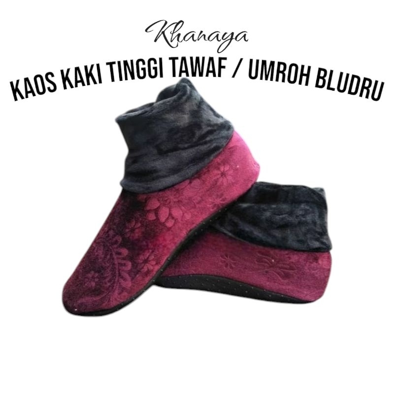 Jual Khanaya - Sepatu Tawaf Tinggi Beludru (Kaos Kaki Haji Dan Umroh ...