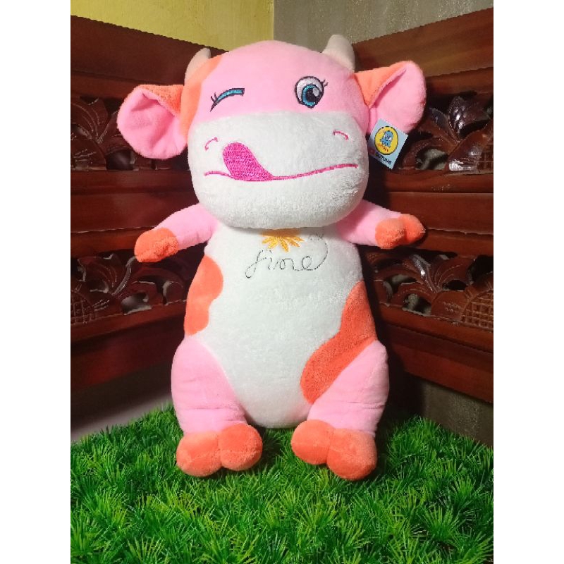 Jual Guling Sapi Imut 50cm Boneka Plush Premium SNI, Kenyamanan Tidur ...