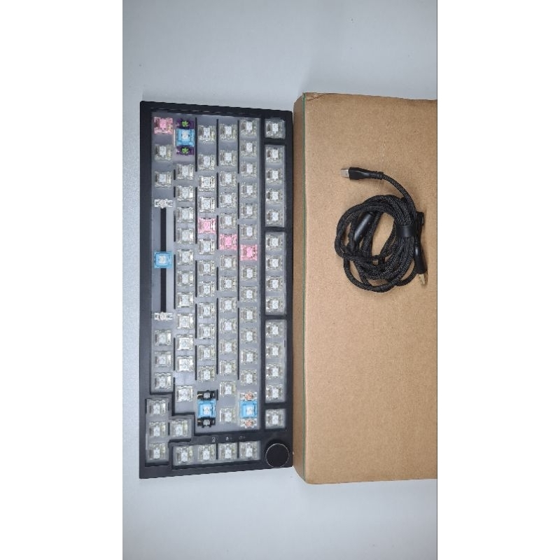 Jual Ajazz Ak820 Monochrome Black Mechanical Keyboard | Shopee Indonesia