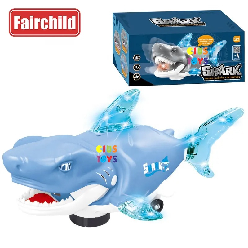 Jual Mainan Shark Robot Ikan Hiu Berjalan Lampu dan Musik | Shopee ...