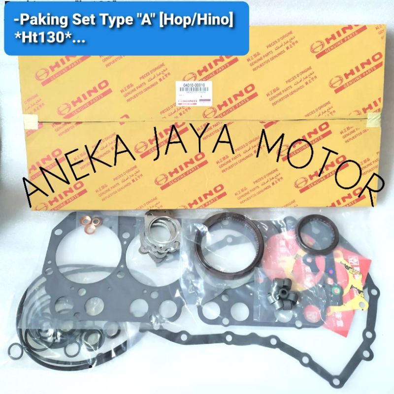 Jual packing gasket full set paking set Hino Dutro HT130 ht 130 original plat/grafit | Shopee ...