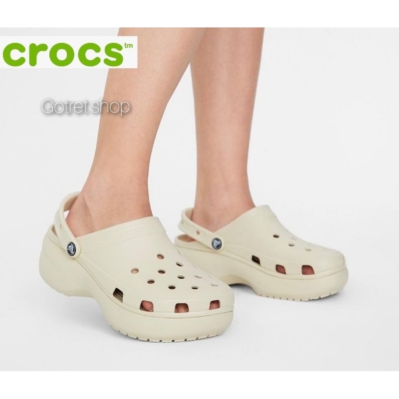Jual Crocs classic platform clog / Sandal sepatu crocs classic platform ...