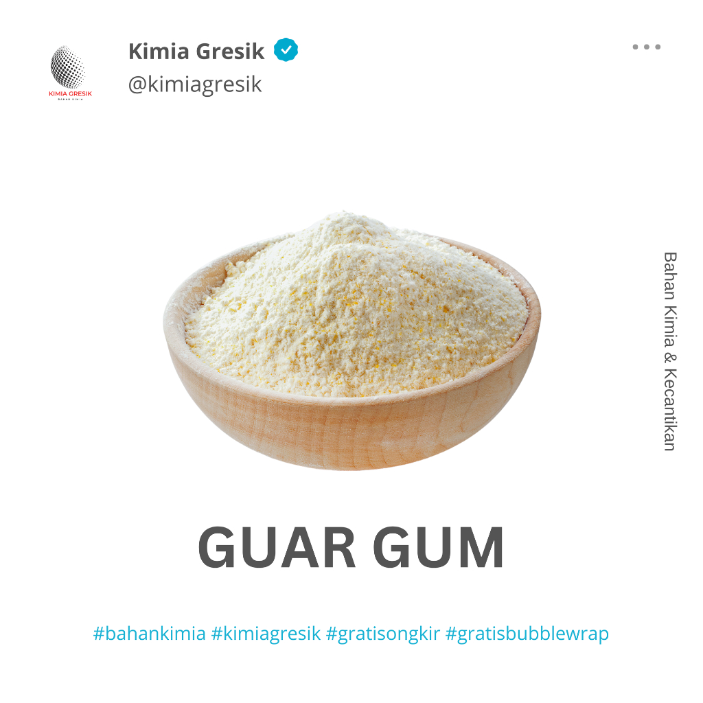 Jual Guar Gum Guaran Guam Gom Guar 100 gr | Shopee Indonesia
