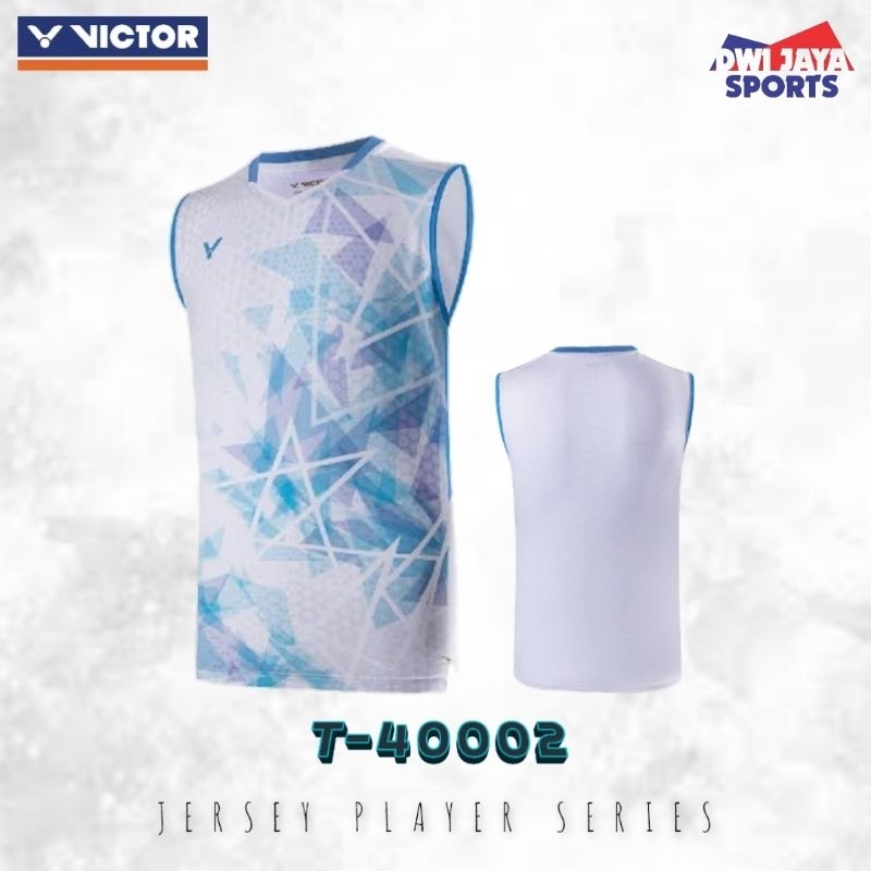 Jual New Sleeveless T-shirt Victor T-40002 A | Jersey Badminton Victor ...