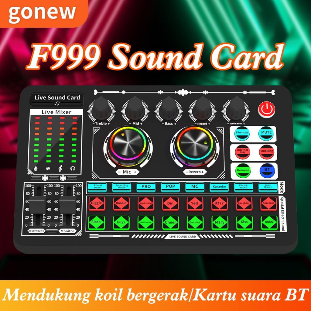 Jual SOUND CARD F999 SoundCard Bluetooth compatible External Wireless ...