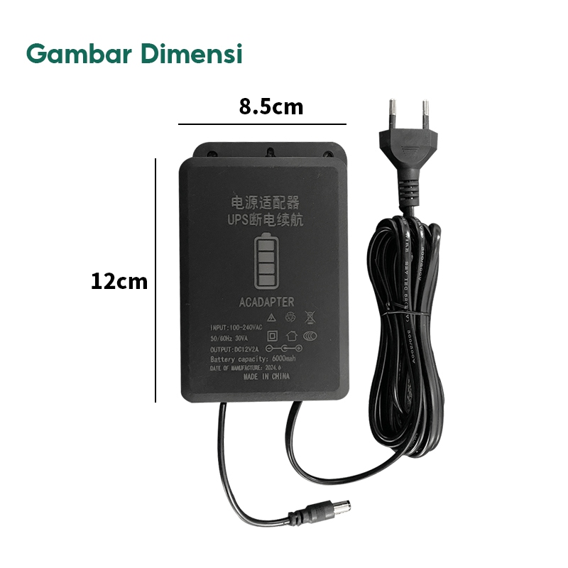 Jual 12V 2A Uninterruptible Power Supply Mini UPS Battery Backup for Fi ...