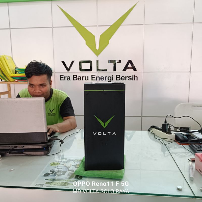 Jual BATERAI MOTOR LISTRIK VOLTA LITHIUM LIFEPO 4 OFFLINE 60V 23AH ...