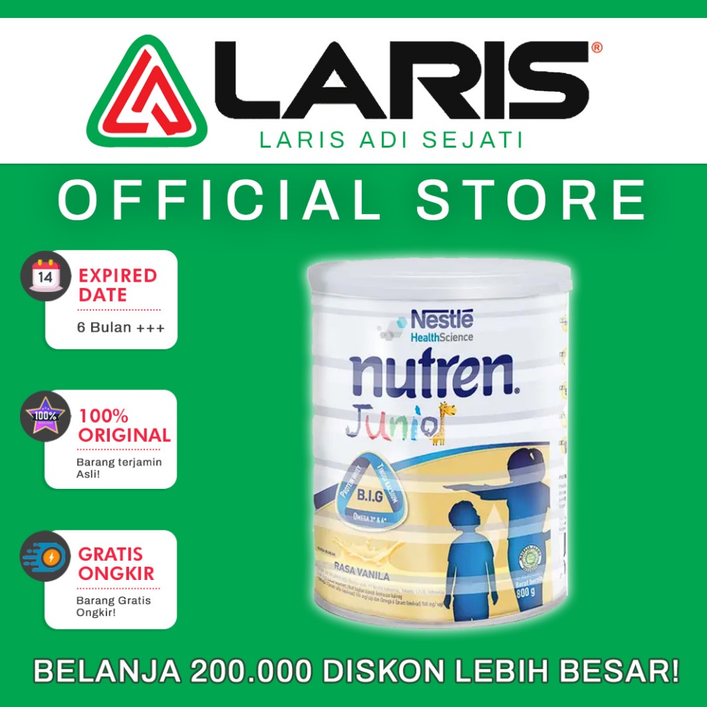 Jual Nestle Nutren Junior 800gr | Shopee Indonesia