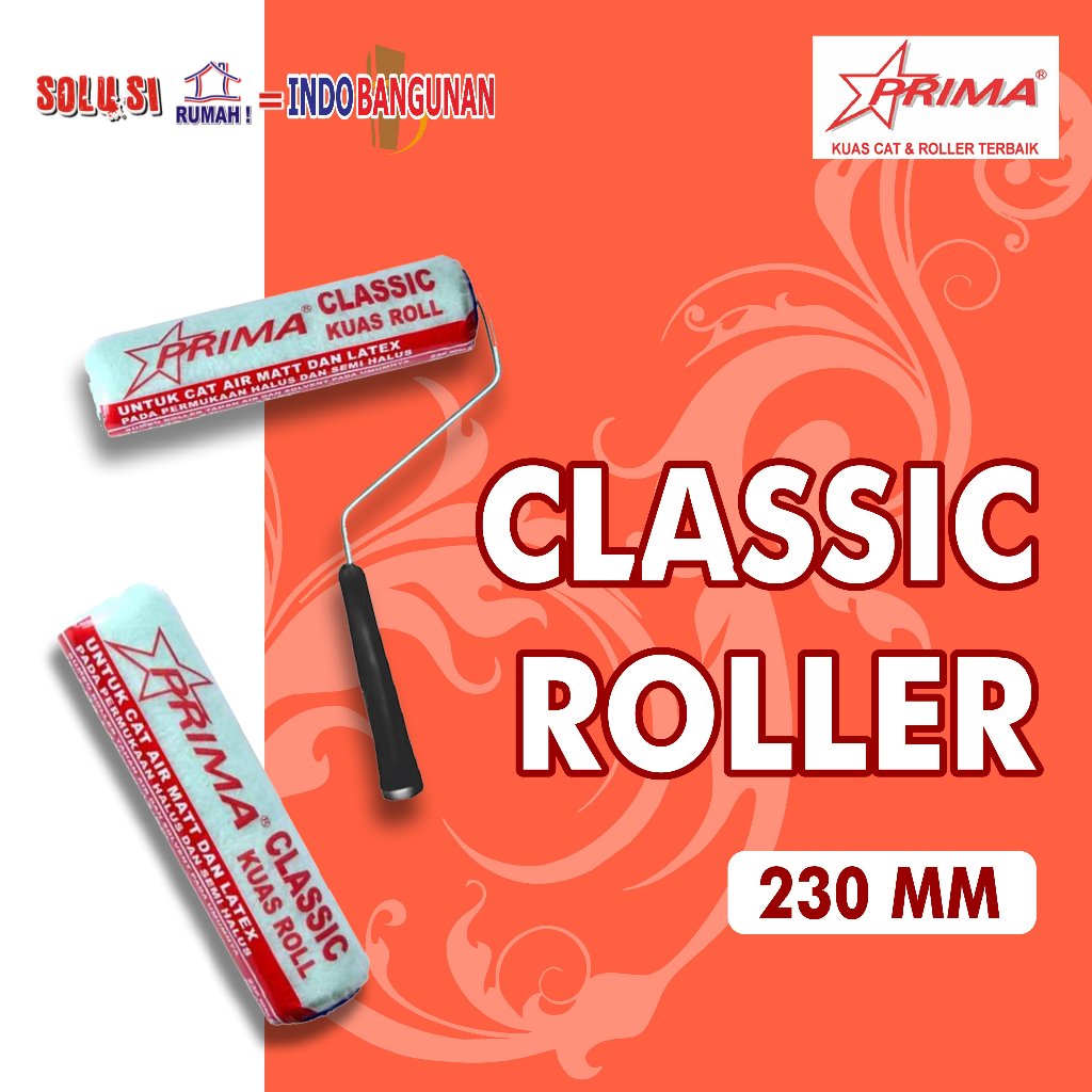 Jual PRIMA - CLASSIC ROLLER/ CLASSIC ROLLOVER/ ROLLER CAT/ KUAS CAT ...