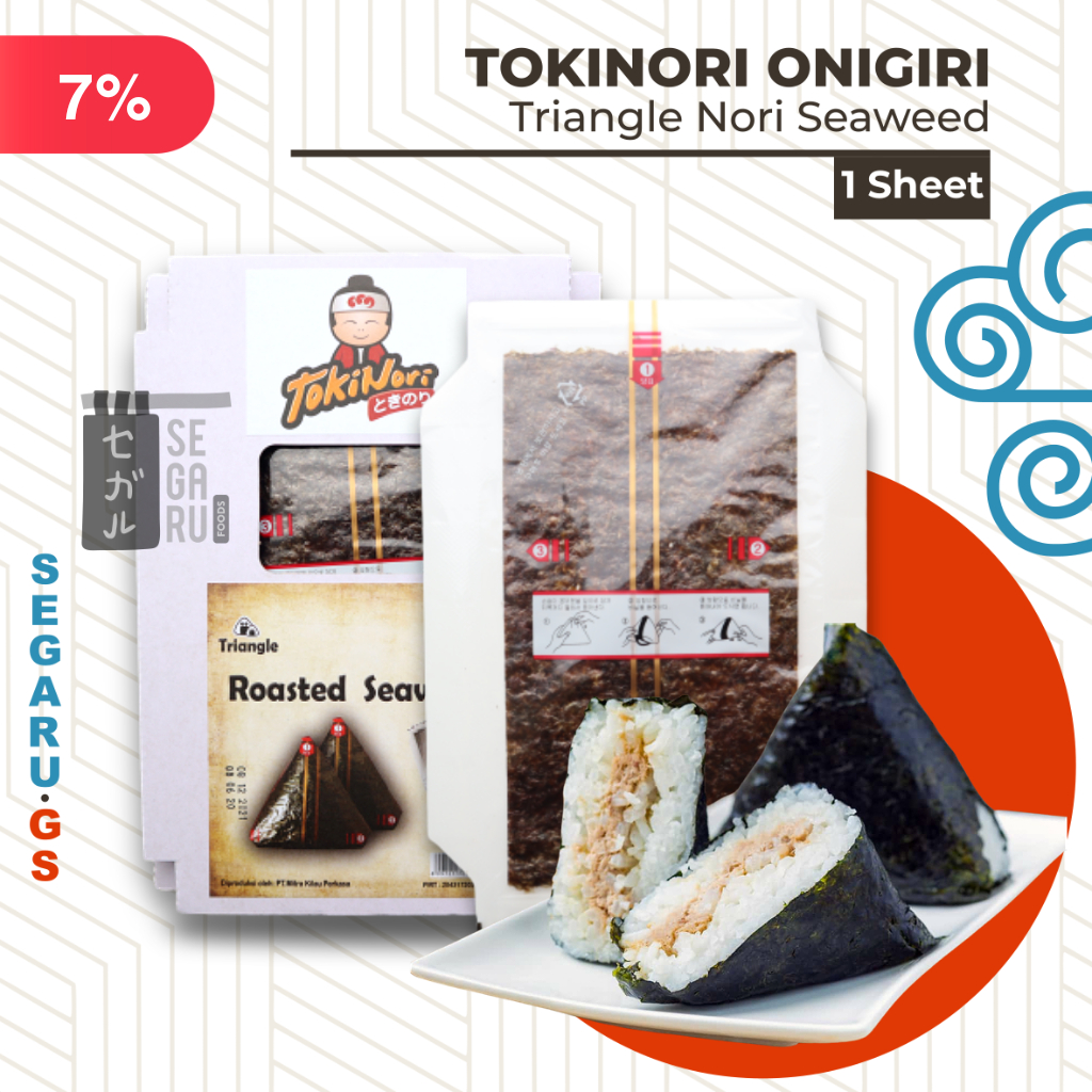 Jual Tokinori Nori Onigiri | Nori Wrapper Onigiri Triangle | Shopee ...