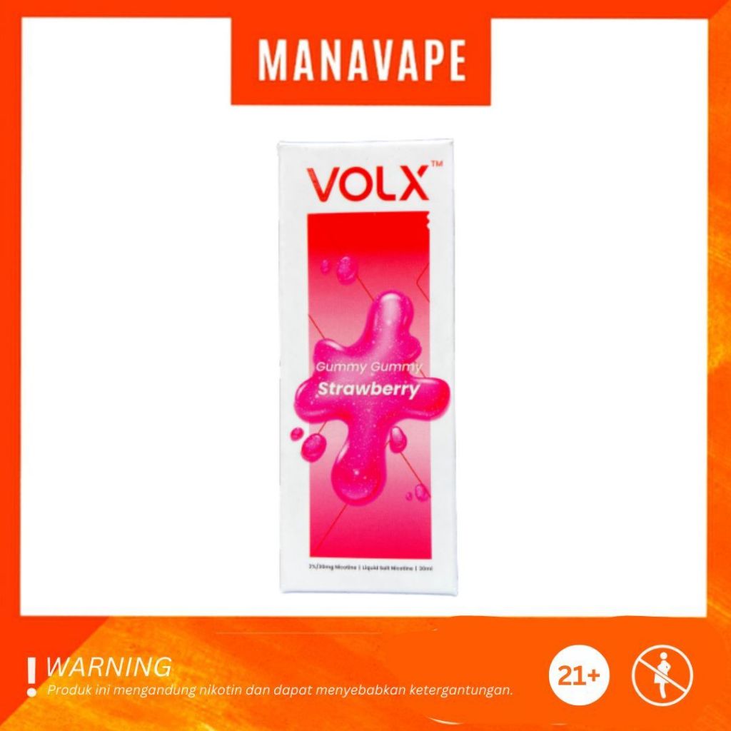 Jual VOLX Gummy Series Strawberry Salt 30ml | Shopee Indonesia