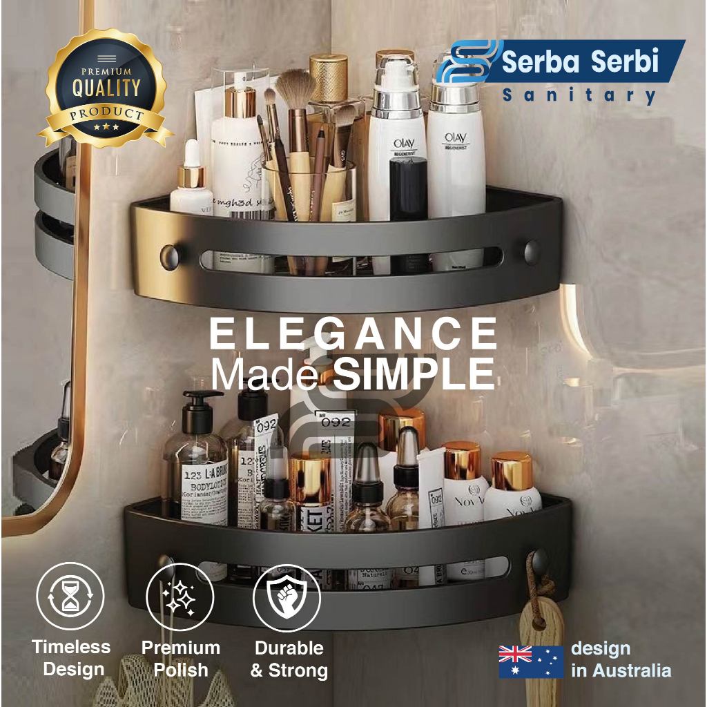 Jual Rak Pojok Ruang Tamu Aesthetic | Rak Sudut Serbaguna | (CS - ABS ...