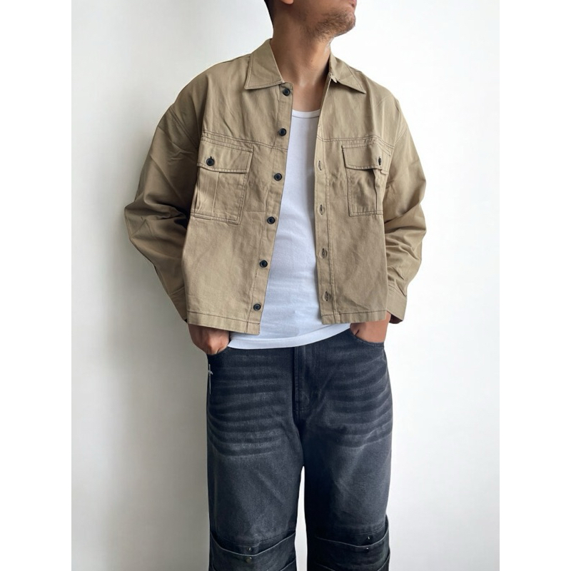 Jual VINTAGE FOLLOW BOXY WORK DOUBLE POCKET SHIRT- 00’S | Shopee Indonesia