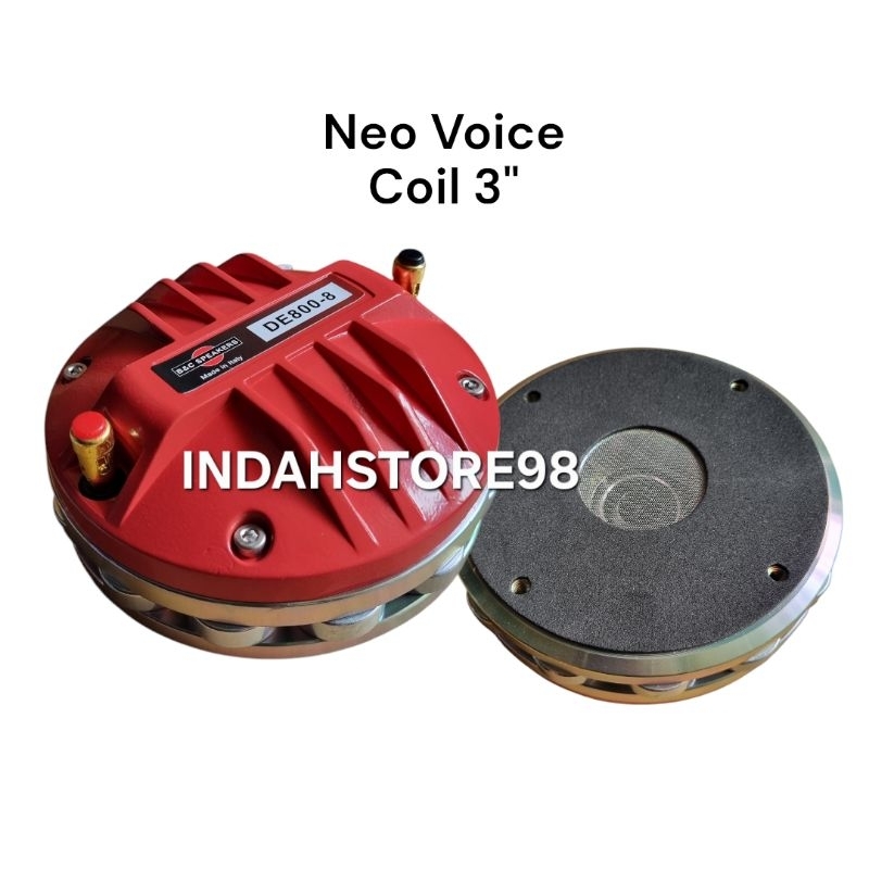 Jual DRIVER TWEETER B&C DE 800 NEO COIL 3" TWEETER B&C DE800 NEODIUM ...