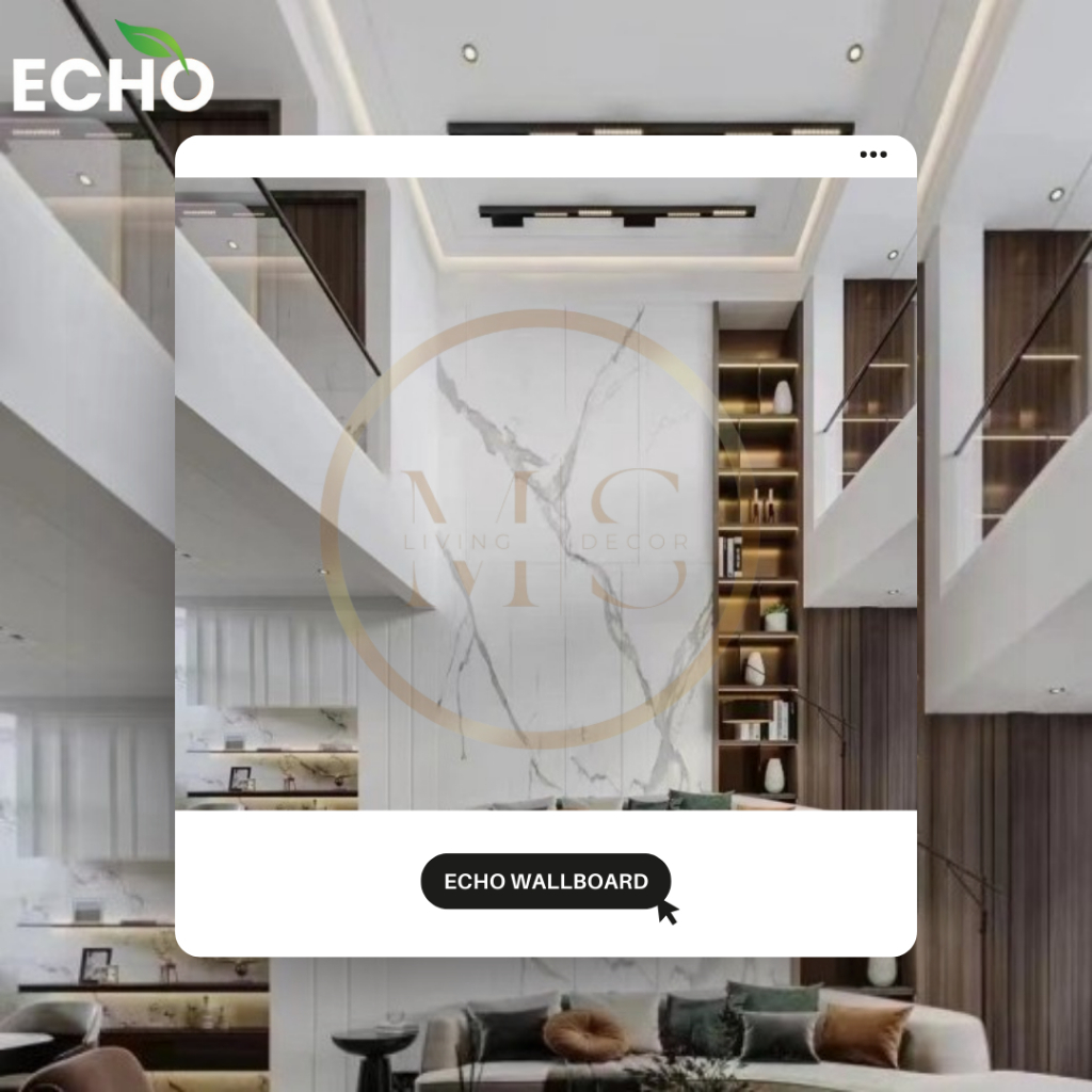 Jual Echo WallBoard Charcoal 5mm Motif kayu / marmer / solid | Wall Board Echo Tebal 5mm ...