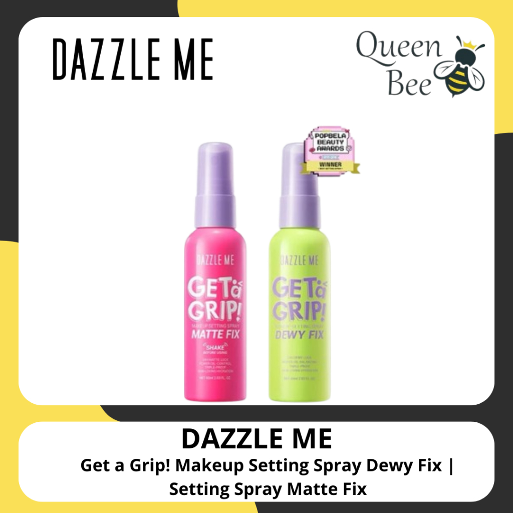 Jual DAZZLE ME Get a Grip! Makeup Setting Spray Dewy Fix | Makeup ...